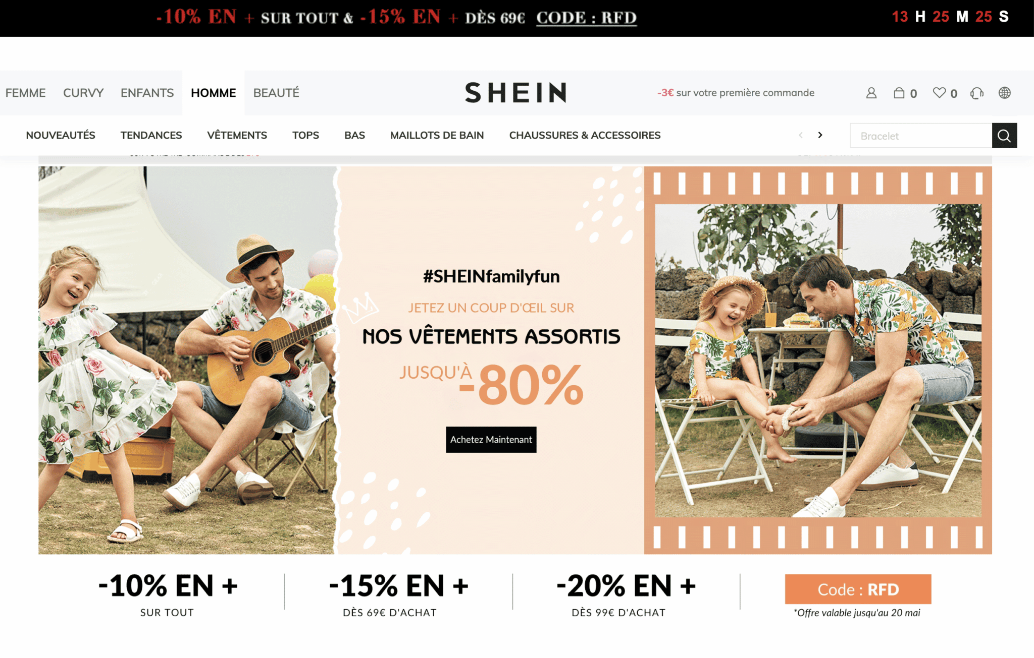 On a testé la boutique en ligne Shein – Masculin.com